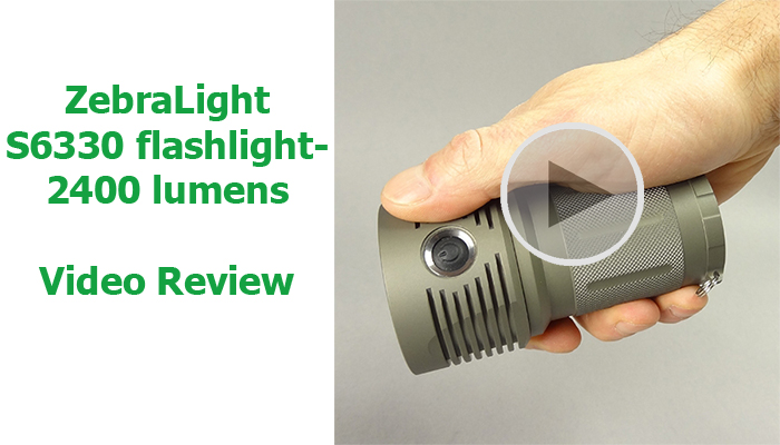 ZebraLight S6330 Review | Flashlight Video Reviews